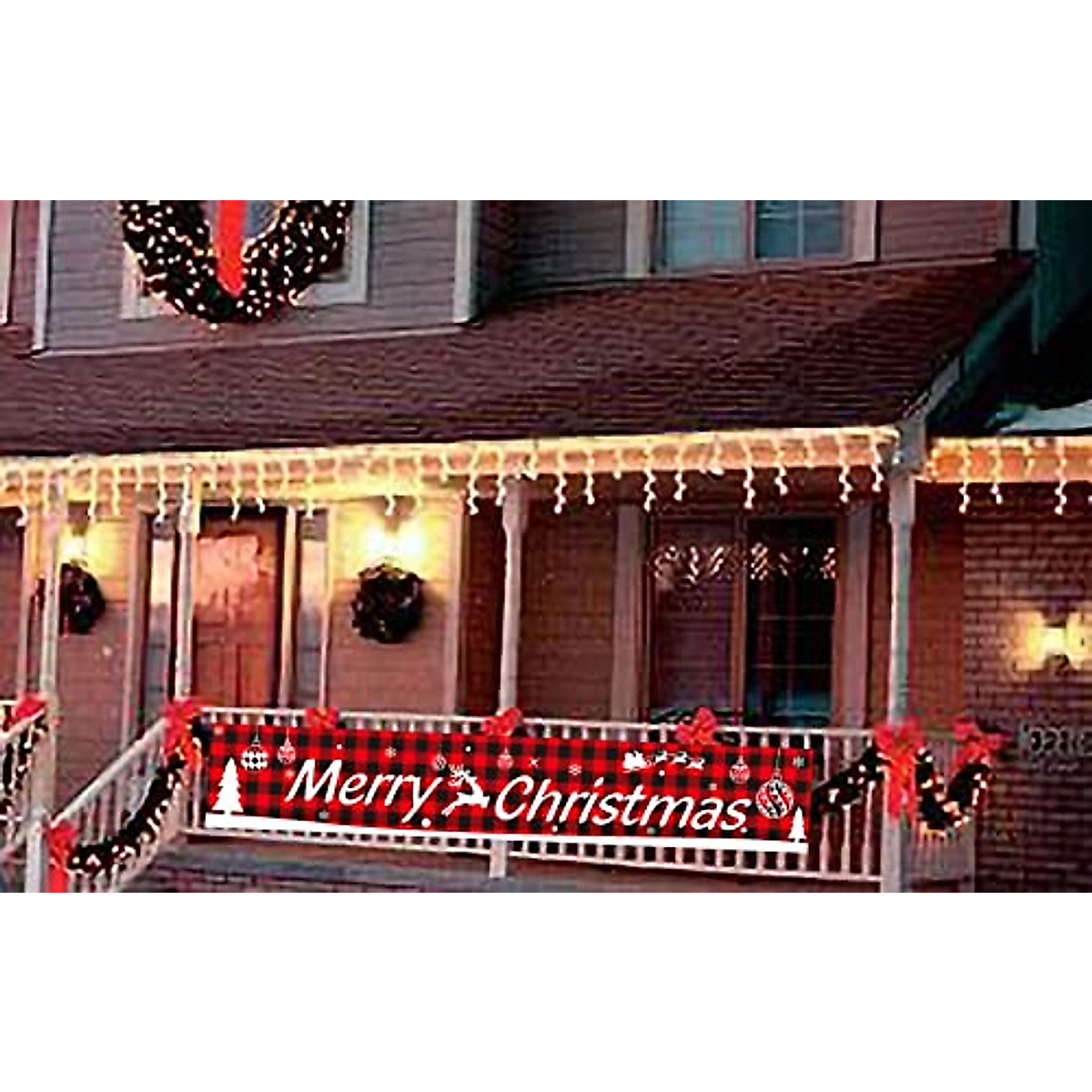 Merry Christmas Banner Christmas Decorations Merry Christmas Yard Sign Decor for Home Indoor Outdoor Party Decor Supplies