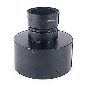 DuraVent 3PVL-X6 PelletVent Double-Wall Air-Insulated Pellet Stove Chimney Adapter with Stainless Steel Inner Wall and Galvalume Outer Wall, 6" Diameter