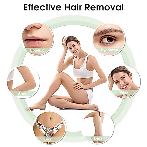 BeauTome Waxing Kit for Women Men, Wax Warmer with 4 Bags Hard Wax Beans, 20 Wax Applicator Sticks, Hair Removal Wax Warmer Kit for Full Body, Face, Eyebrow, Armpit, Legs, Bikini,Brazilian-White