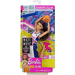 Barbie️ Made to Move️ Basketball Player Doll