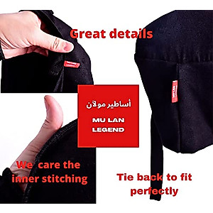 Silk Story Handmade Hijab Volumizer Cap Turban Under Scarf Bonnet Shawl Chemo Hair Head Cover Cotton, Black, Free Size