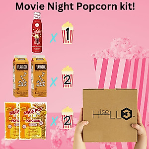 Winona Popcorn butter spray seasoning (1 pack ) (5oz) Flavacol Popcorn seasoning salt (2 pack ) (35oz) Mega Pop popcorn kit, Kettle kit, Dairy and Gluten free, popcorn for popcorn machine (2 pack ) (8oz) Bundled by Hisell3