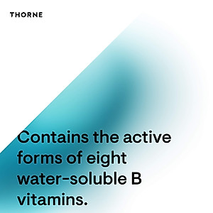 THORNE B-Complex #12 - Vitamin B Complex with Active B12 and Folate - 60 Capsules