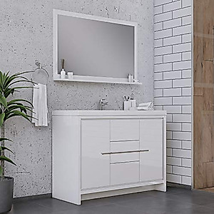 Alya Bath Sortino Bathroom Vanity, White
