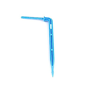 Congeal Greenhouse Micro Drip Irrigation 200pcs Drip Irrigation Arrow Black/Blue Arrow Dripper, Used for Water-Saving Irrigation of Micro-Irrigation Nursery Elevated Bed Flower Pot Vegetable Plot