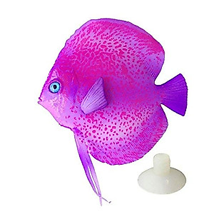 Saim Lifelike Plastic Artificial Moving Floating Fish Ornament Decorations for Aquarium Fish Tank