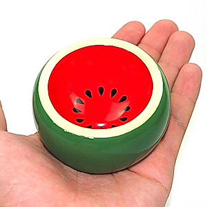 Hamster Food Bowl Ceramic Prevent Being Tipped Over Small Animal Water Dish for Guinea Pig Rodent Gerbil Cavy Hedgehog Feeding Bowl