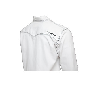 Western Welder Outfitting - Welding Shirt Western Style | Light Weight Tripled-Stitched Welding Shirts, Relaxed Fit, Non FR (XL, Black/Green)