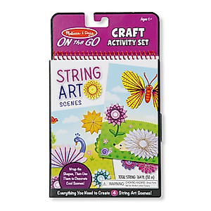 MELISSA & DOUG On The Go String Art Scenes Set Crafts, 1 EA