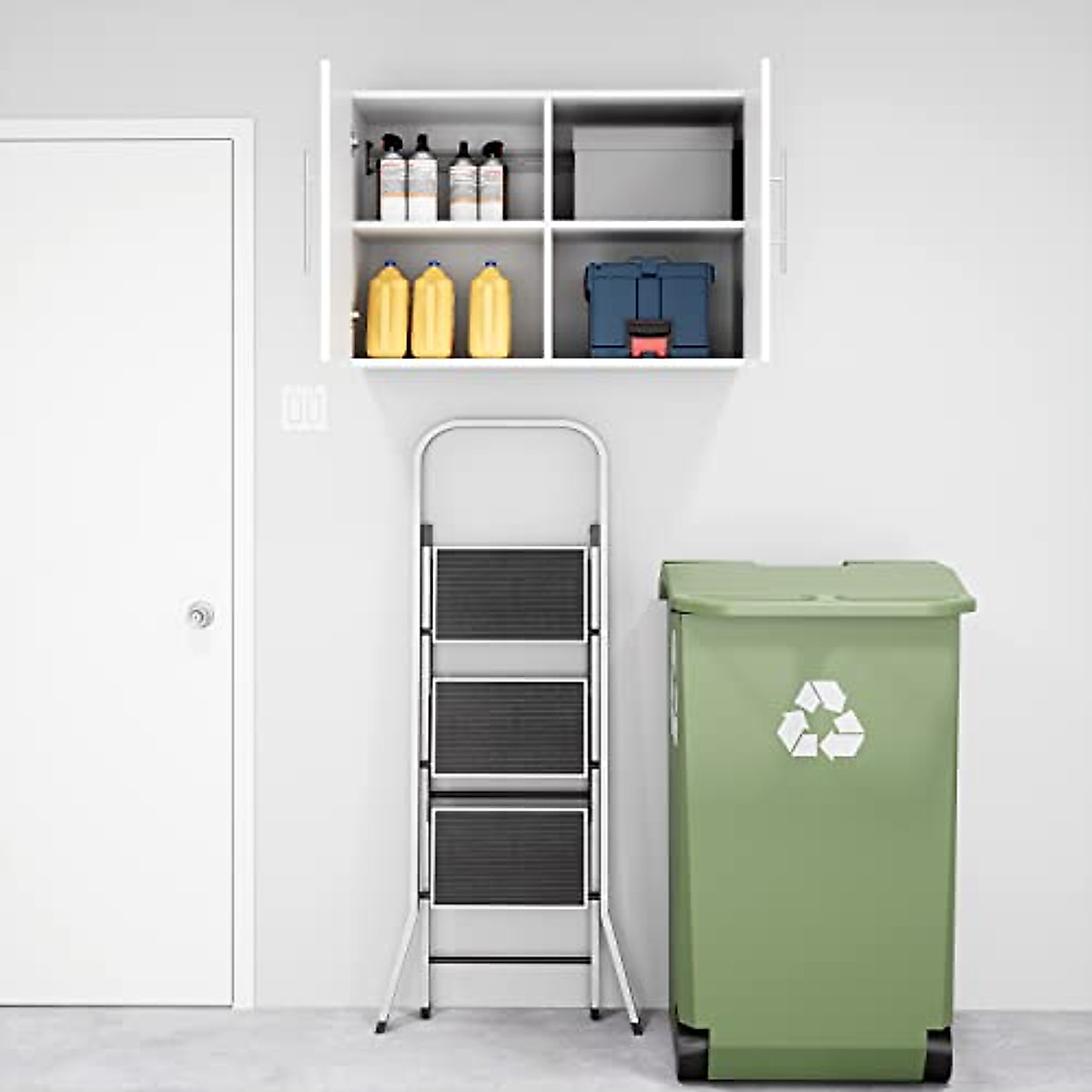 Prepac HangUps Upper Storage Cabinet - Elegant and Spacious Wall Cabinets to Maximize Your Storage, 36" Size, Classic White Finish