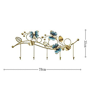 BBSJ Wall Decoration Coat Hook Wall Hanging Porch Wall Key Into The Door Behind The Coat Hook Wall Hook