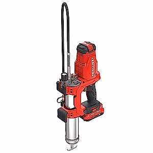 CRAFTSMAN V20 Grease Gun Kit, Cordless, 40" Hose, 10,000 Max PSI, Battery and Charger Included (CMCGG001D1)