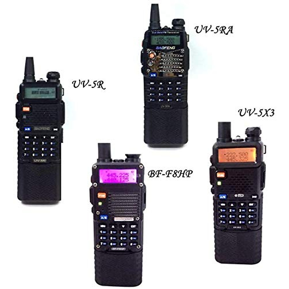 KCTIN Replacement Battery for Baofeng (7.4V 3800mAh BL-5) Walkie Talkies BF-F8HP UV-5R UV5R Plus UV-5RTP UV-5RB BF-F8 BF-F8+ (2 Packs)