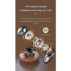 Bluetooth Headphones True Wireless Earbuds 48Hrs Playtime with Wireless Charging Case LED Power Display Wireless & Type-C Charging Waterproof in-Ear TWS Earphones for Phone Computer Laptop Sports