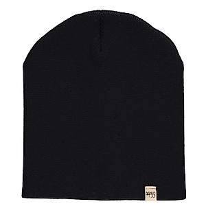 Minus33 Expedition Knit Beanie - 100% Merino Wool - Heavyweight Winter Hat - Black