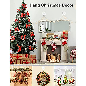 BPB Ceiling Hooks Wall Sidewall Adhesive Hook-10 Pack [No Drilling] Mounted Shower for Hanging Small Plants Towel Coat Bag Robe Clothes for Bathroom Bedroom Kitchen Door Hanger Decorations