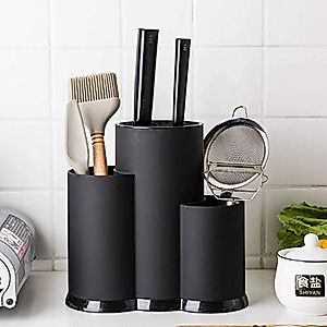 CZDYUF Multi-Function Utensil Holder Knife Block PP Flatware Drainer Storage Box Spoon Fork Kitchen Organizer Rack (Color : E)