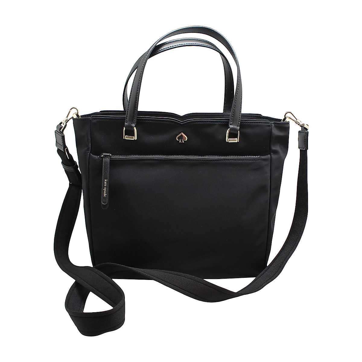 Kate Spade New York Jae Top Zip Medium Nylon Satchel Black