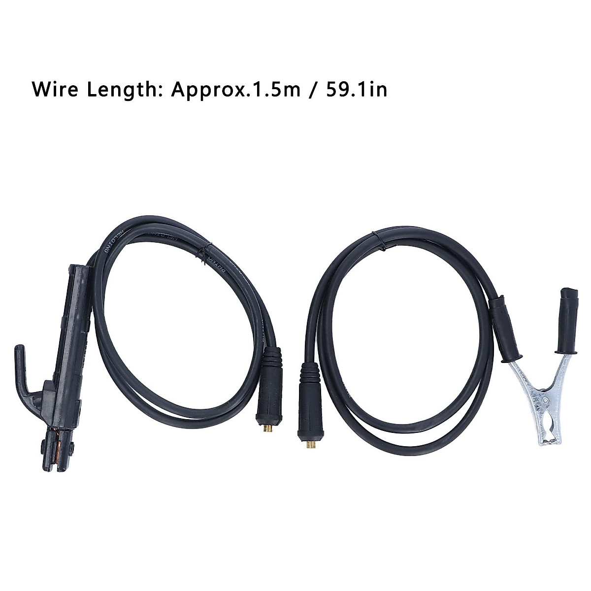 300A Welder Ground Cable Earth Clamp Set with 1.5m Cable for ARC ZX7 MMA Welding Machine Accessories