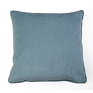 Thro by Marlo Lorenz Miron Cheetah Velvet Throw Pillow, 20" x 20", Teal