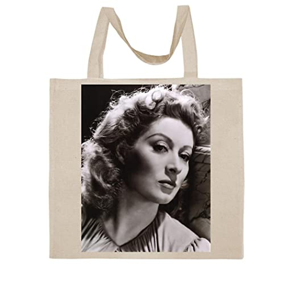 FC Carino Greer Garson - A Nice Graphic Cotton Canvas Tote Bag FCA #FCAG923850