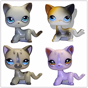 ORCRAT LPS Pet Shop Littlest Q House Pet Toys Shepherd Cute cat Cat Dog Best Gift (S817-2)