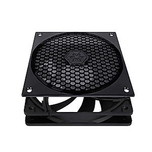 SilverStone Technology 120mm Fan Filter with Honeycomb Grille SST-FF121B-USA-2Pack