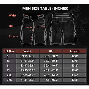 Wespornow Men's-Hiking-Shorts Tactical Shorts Lightweight-Quick-Dry-Outdoor-Cargo-Casual-Shorts for Hiking Cycling (Dark Grey,L)