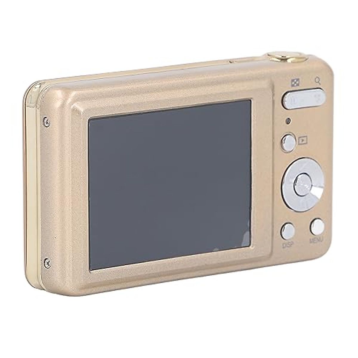 Portable Digital Camera, USB 2.7in Compact Vlogging Camera High Definition for Gift (Gold)