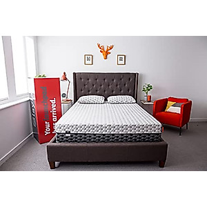 Layla 10” Copper Infused Memory Foam Mattress, Flippable One Side Soft - Other Side Medium Firm, 2 Free Memory Foam Pillows (Full)