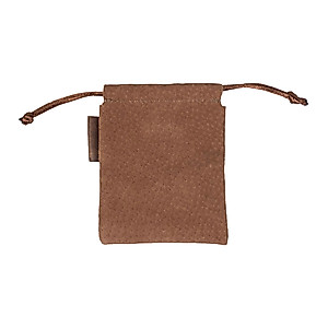 Hide & Drink, Multipurpose Small Coin Bag Handmade from Sheepskin (Cinnamon)