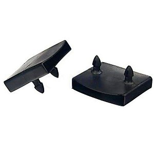 NANSHINE 20PCS 62.5-63.5mm Replacement Bed Slat Holders Kits Bundles Plastic Centre Caps Holders, Width 63mm x Height 9 mm (Inside Dimension)