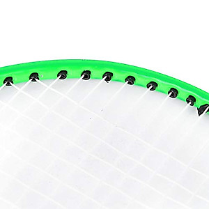 VGEBY Children Badminton Racquet Set 2Player Training Badminton Racket Badminton Racquet Replacement Set(Green) Competitive Sports