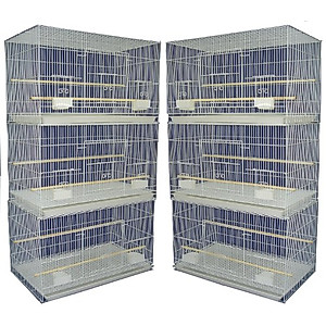 YML Small Breeding Cages, Pack of 6, White