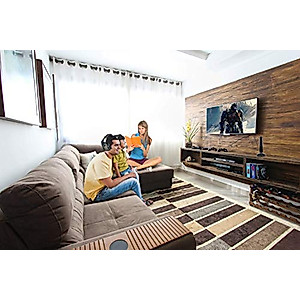 Rybozen Wireless TV Headphones with 2.4G Digital RF Transmitter, Hi-Fi Over-Ear Cordless Headset with RCA / 3.5MM / Optical Port, for Watching Home TV Game Computer Television