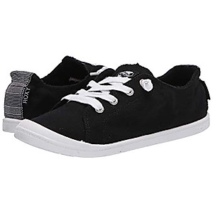 Roxy Women's Bayshore Slip ON Shoe Sneaker, Black/Anthracite 20, 11