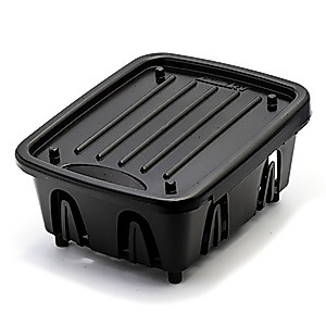 Camco Mini Dish Drainer and Tray | Fits RV Sinks and Small Counter Spaces | Durable Heavy-Duty Construction | (43512) , Black