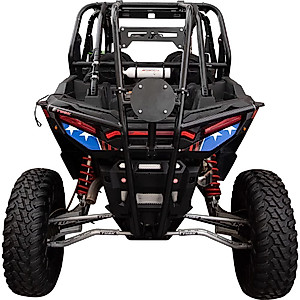 Tusk UTV Rear Bumper, Cargo Rack, and Spare Tire Carrier Compatible with Polaris RZR XP 1000