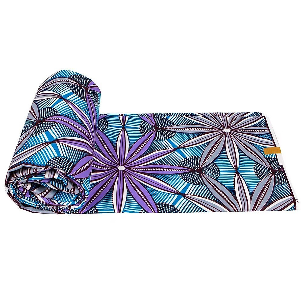 6 Yards African Wax Polyester Fabric Original Ankara Fabric Tissu Craft DIY Sewing Material