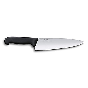 Victorinox Fibrox Pro 8" Chef's Knife - Custom Engraved, Personalized (Custom Engraved)