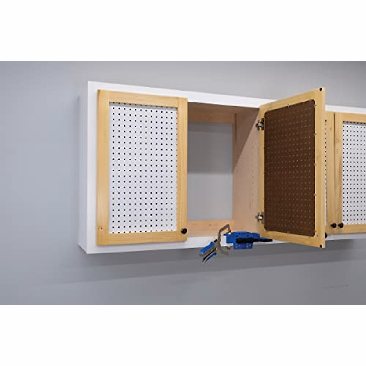 Kreg KHI-CDIJ Cabinet Door Mounting Jig - for Frameless or Face-Frame Cabinets - Easily Adjustable Cabinet Jig - for Attaching Hinges for Cabinet Doors