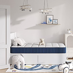 Avenco Twin Mattresses, 12 Inch Hybrid Twin Size Mattress with Latex Memory Foam Medium Firm Twin Bed Mattress in a Box, CertiPUR-US Certified & 10 Years Warranty