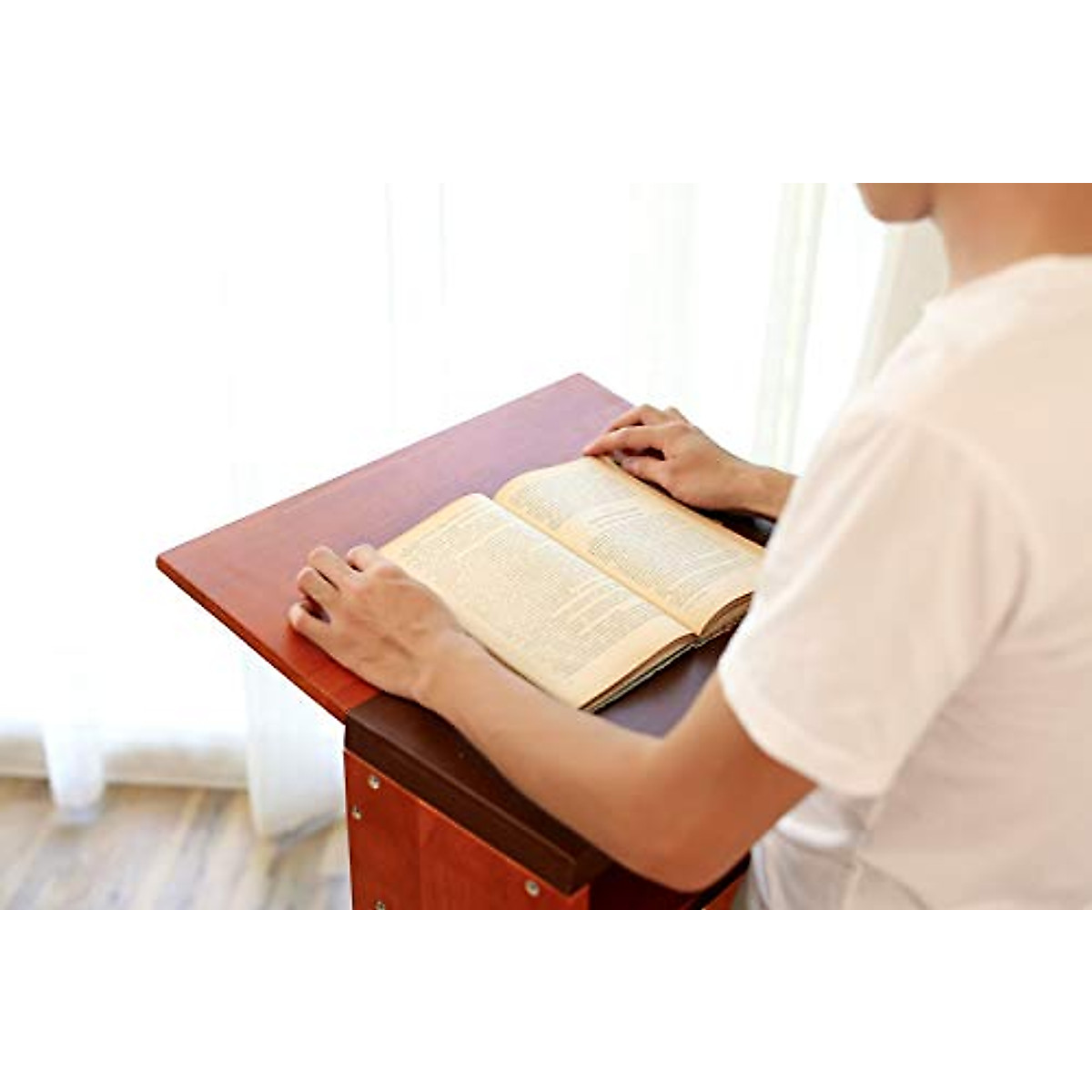 Guangshuohui Prayer Bench Stool,Prayer's Kneeler Pads Wooden Church Prayer Bench Stool Table Chair Padded Kneeler Shelf Folding, Prayer Bench for Kneeling at Home (20" x25'x32'H (50x65x80cm H))