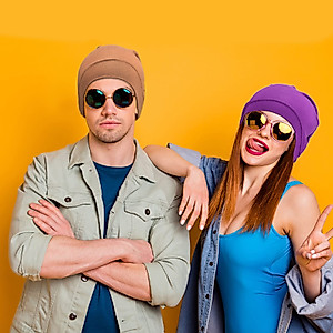 JenPen 25 Pcs Under Scarf Hijab Cap Unisex Dreadlock Cap Women Stretch Under Caps Solid Color Under Scarf Woman Hijab Hats, 25 Colors