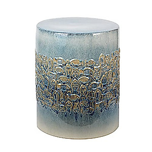 KIROJA Modern and Simple Ceramic Stools, Antique Ceramic Drum Stools with Furnishings, and Rich Stools Every Year. (Size : C)