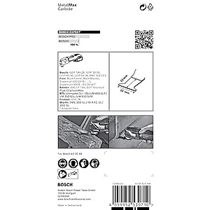 Bosch Professional 1x Expert MetalMax PAIZ 32 AIT Multitool Blades (for Steel, Stainless steel, Width 32 mm, Accessories Multitool)