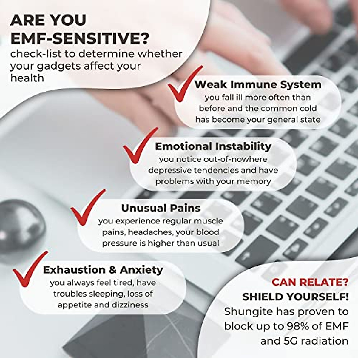 Karelian Heritage Non-Polished Round Shungite Sticker 20 mm (0,8 inches) | Shungite Protection Plate | Total Shield Shungite Sticker with Carbon Fullerenes | Authentic Shungite for Cell Phone FRE11