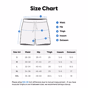 maamgic Men's 5 Inseam Shorts Casual Classic Fit Short Men with Multi-Pocket Mens Workout Shorts Hybrid Quick Dry Shorts Navy Blue Large