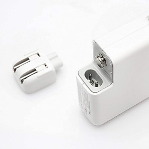 2 Pcs Mac AC Wall Adapter Plug Duckhead US Wall Charger AC Cord US Standard Duck Head for MacBook Mac iBook/iPhone/iPod AC Power Adapter Brick