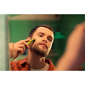 Philips OneBlade 2 Stainless Steel Replacement Blades for Face, Compatible with All OneBlade Beard Trimmers, Body Groomers, Electric Razors (Model QP220/50)